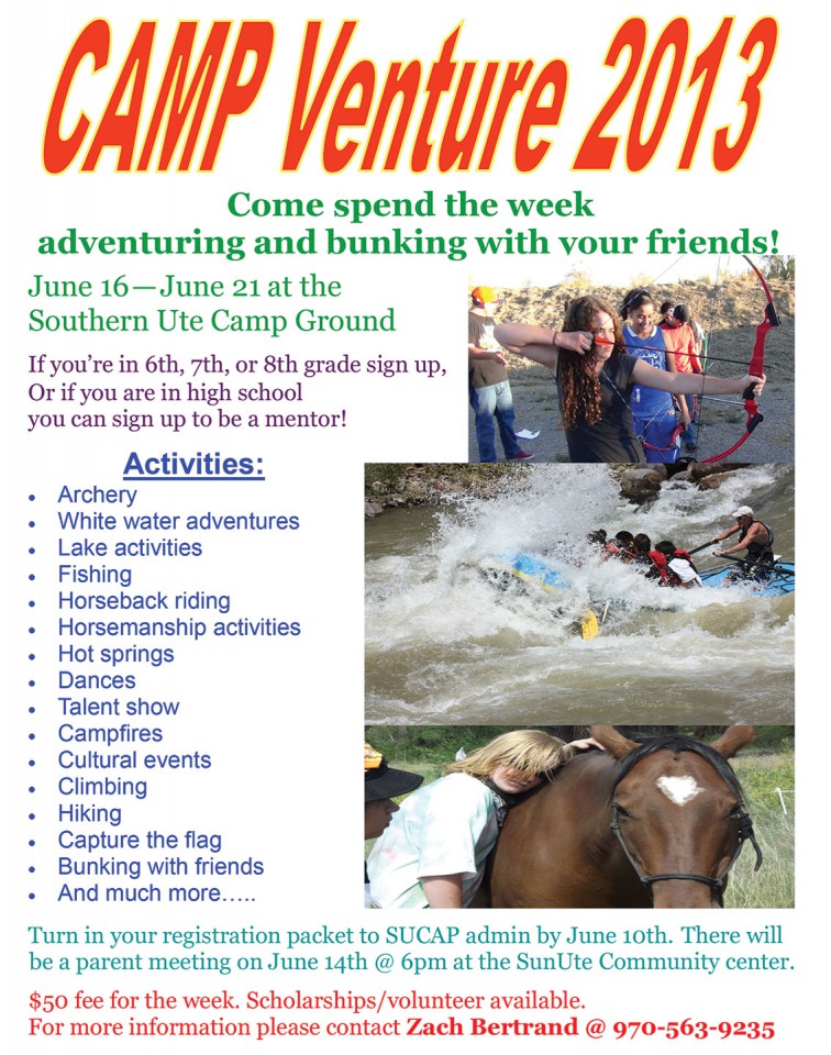 Camp Venture – The Southern Ute Drum