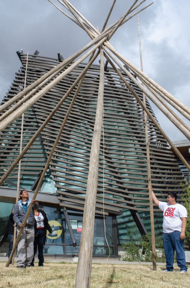 The Southern Ute Drum | A lesson in tipi raising