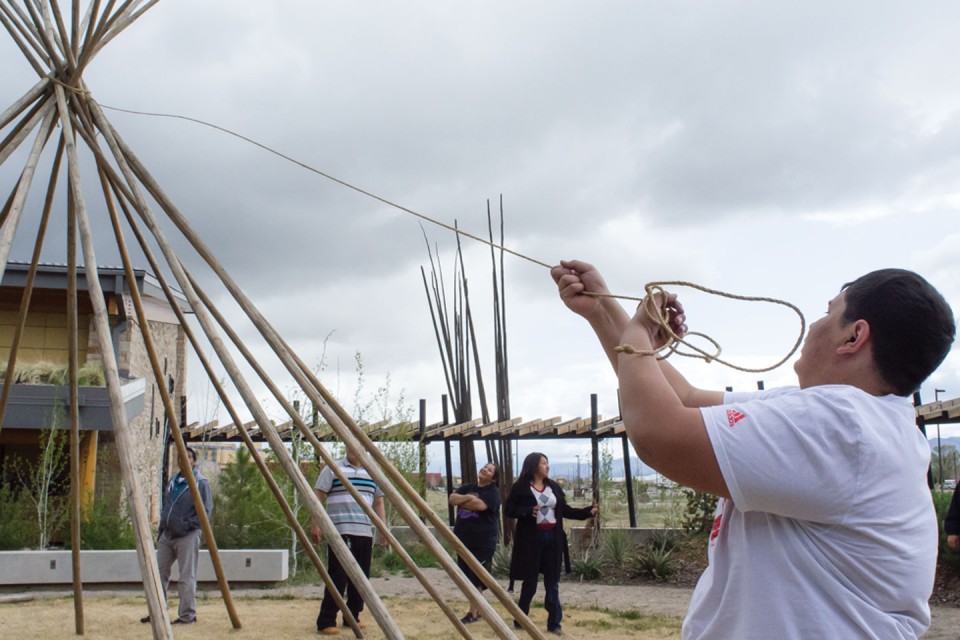 The Southern Ute Drum | A lesson in tipi raising