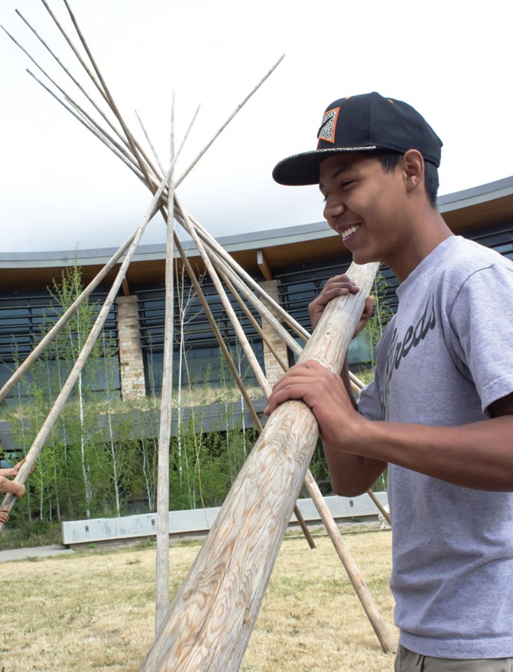 The Southern Ute Drum | A lesson in tipi raising