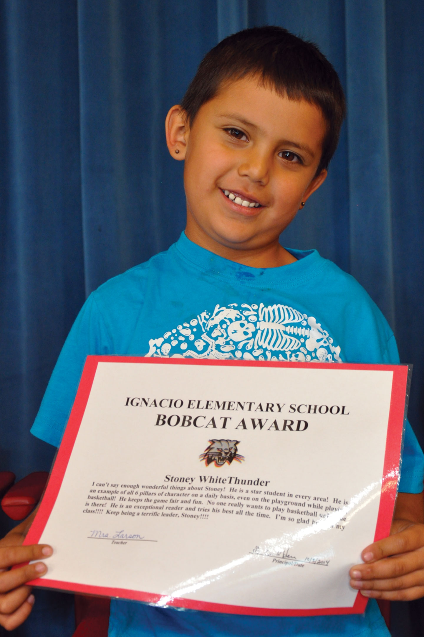 Ignacio Elementary – Bobcat Awards – The Southern Ute Drum