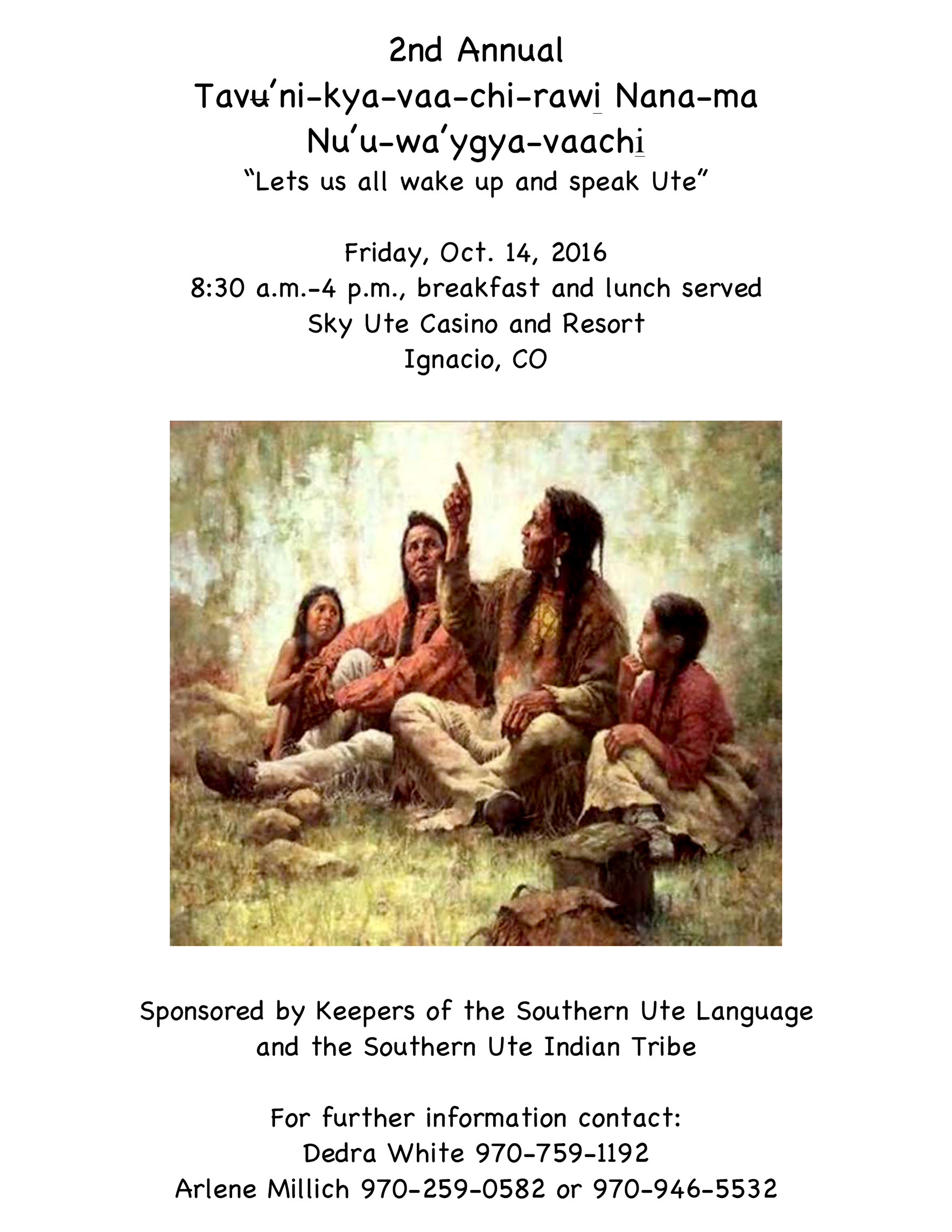 Ute Language Conference – The Southern Ute Drum