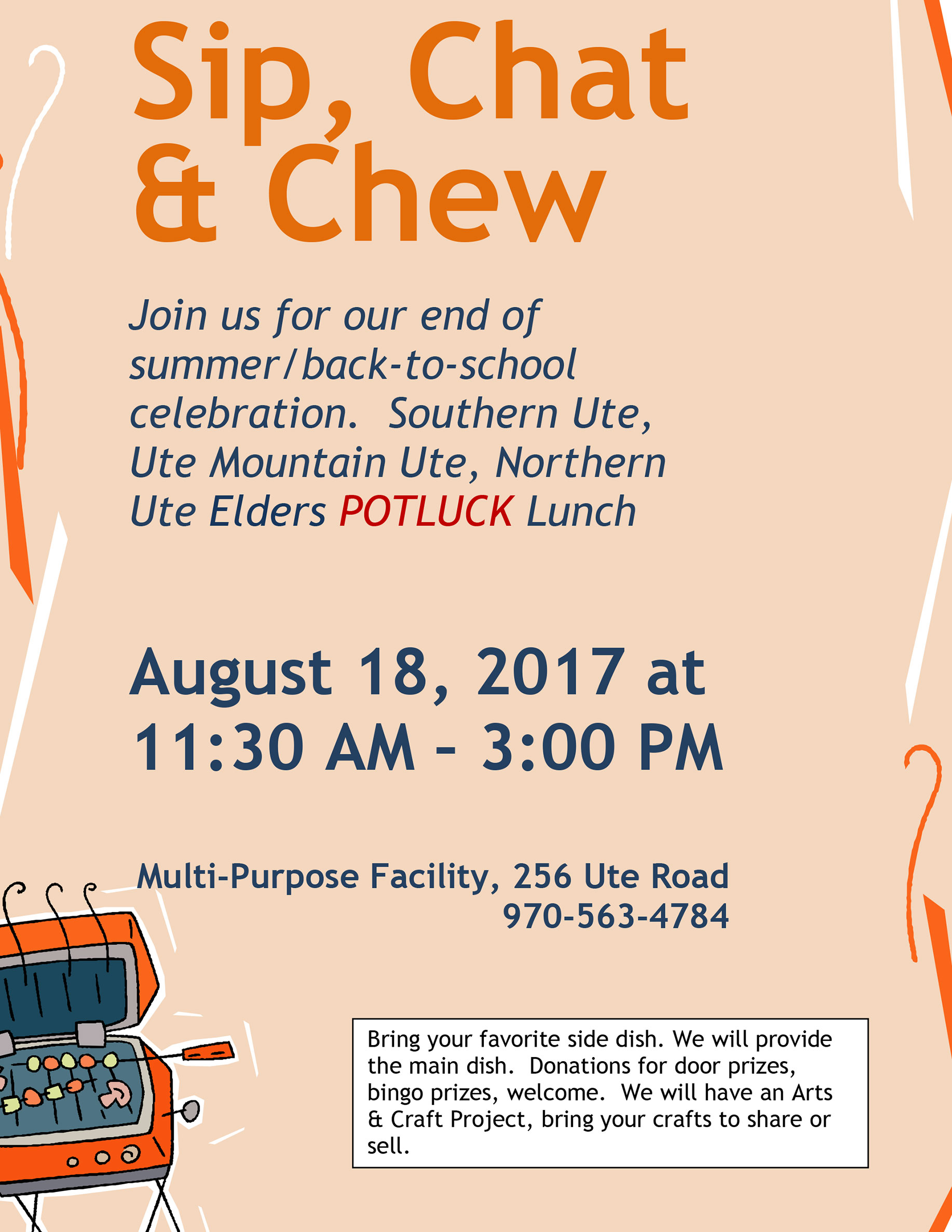 Sip, Chat & Chew – The Southern Ute Drum