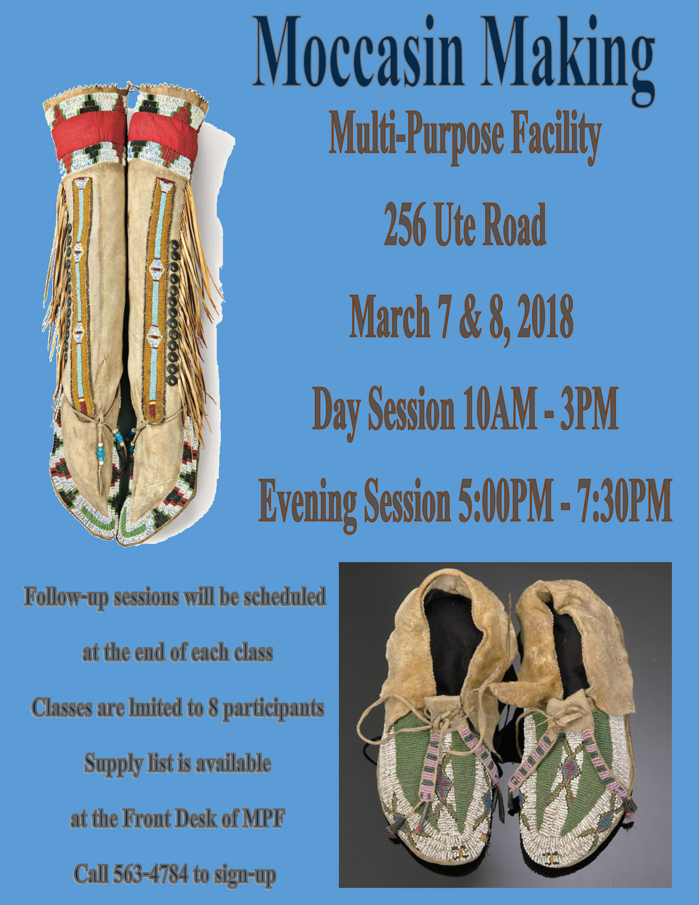Moccasins Making Class – The Southern Ute Drum
