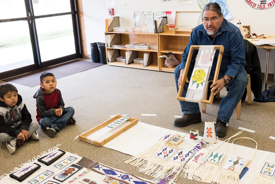 The Southern Ute Drum | Santistevan shares beadwork