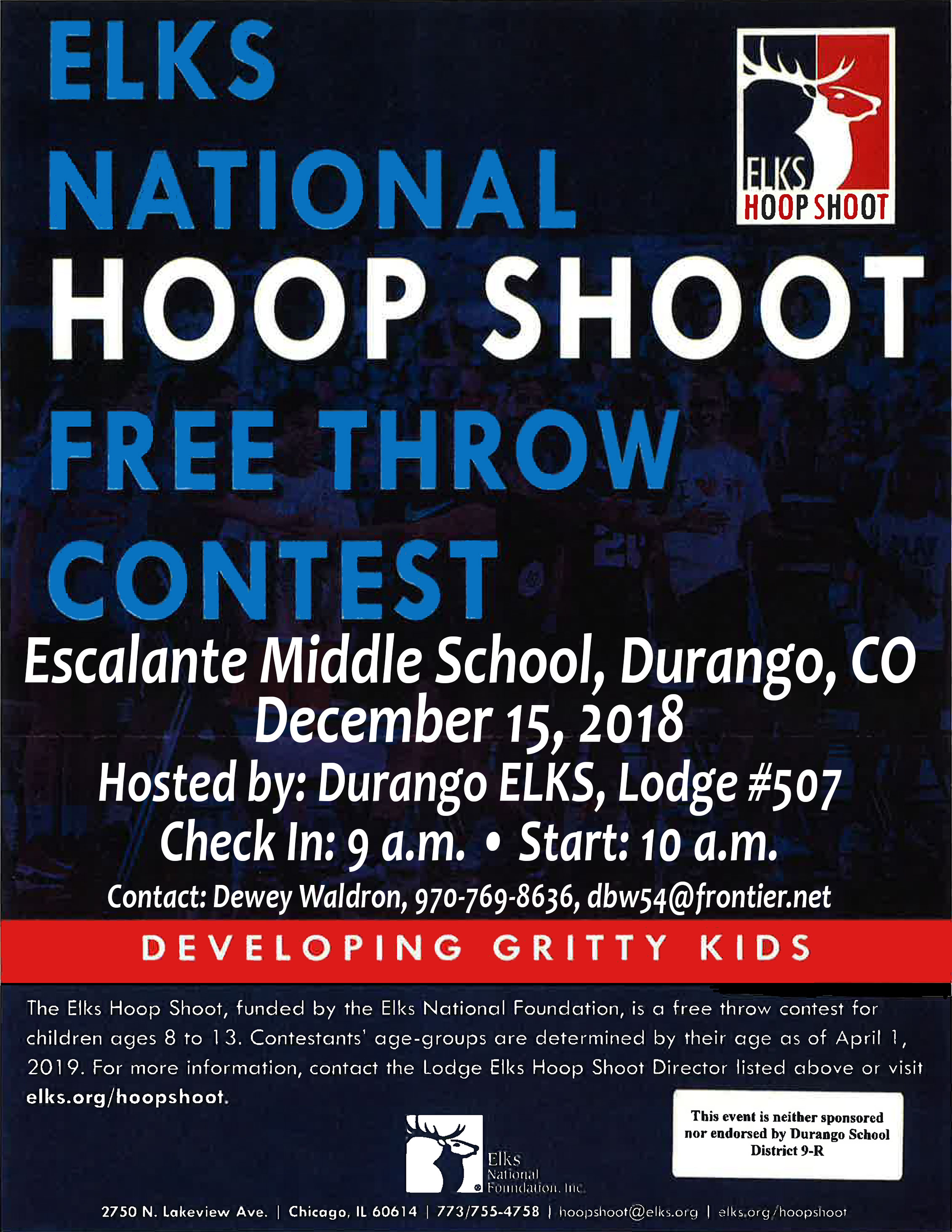 ELKS Hoops Shoot Free Throw Contest – The Southern Ute Drum