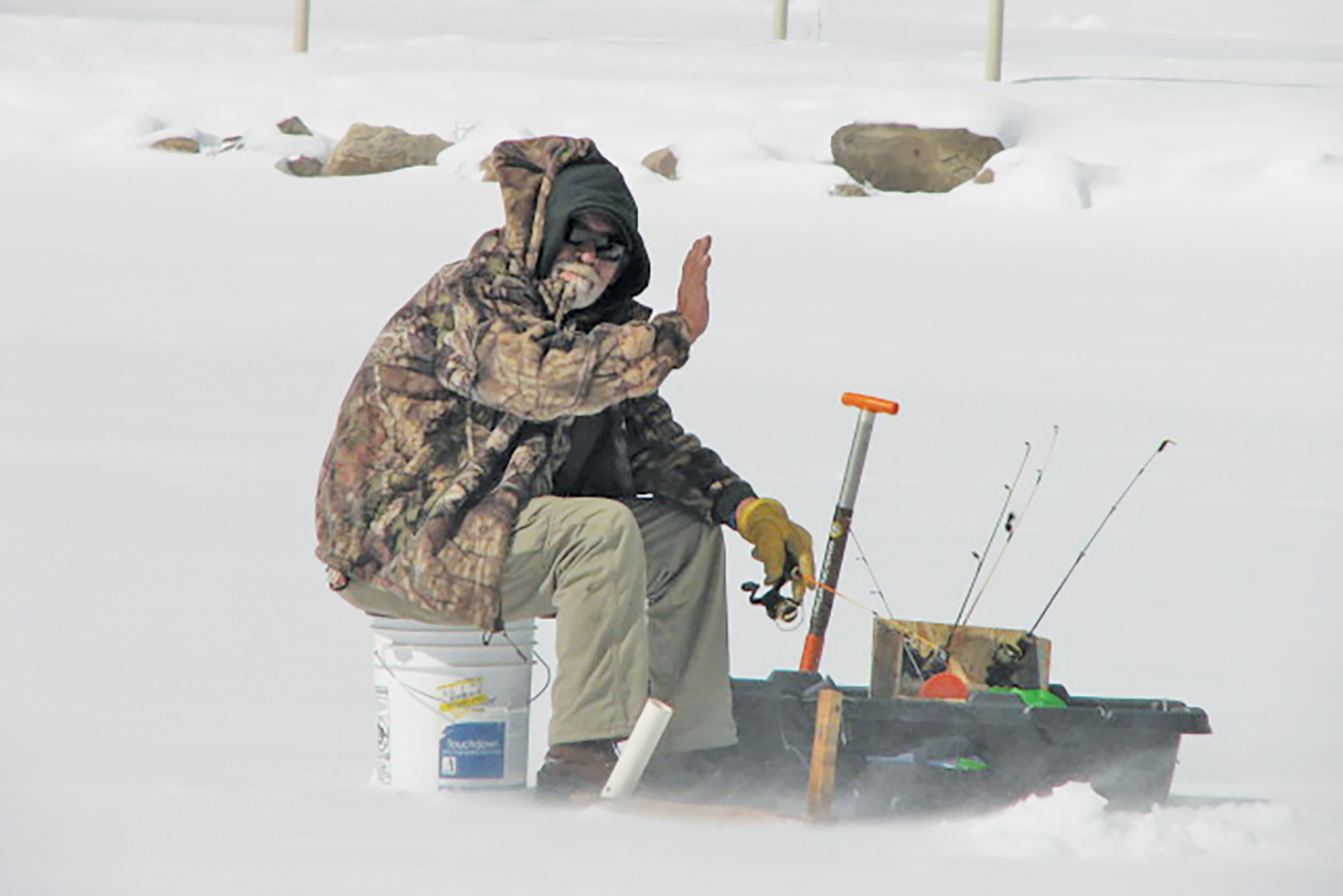 Lake Capote on ice – The Southern Ute Drum