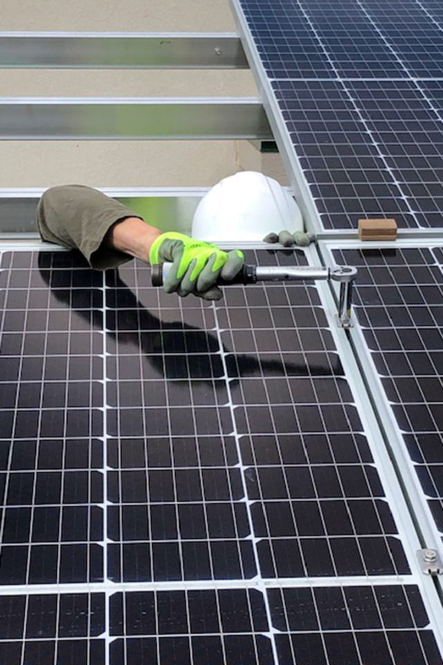 The Southern Ute Drum | Solar Barn Raising completes solar installation ...