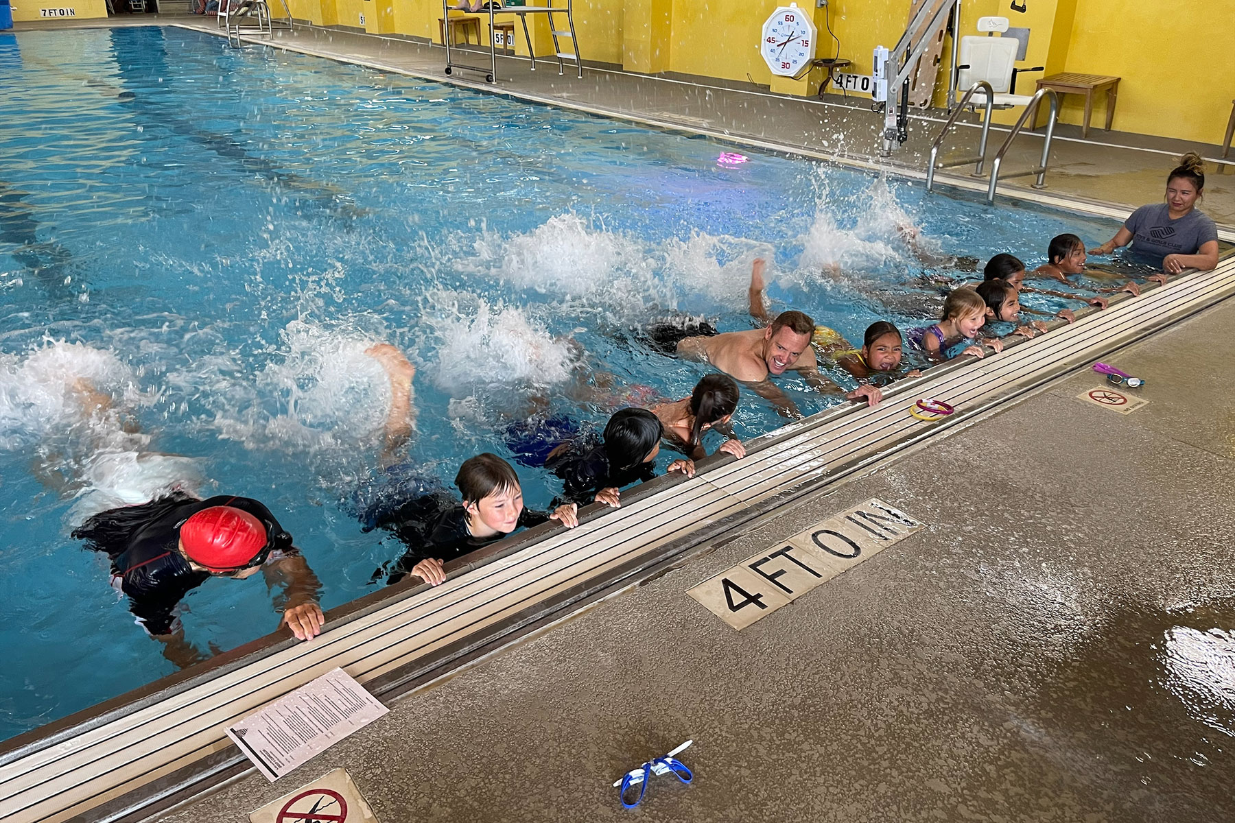 World’s Largest Swim Lesson – The Southern Ute Drum