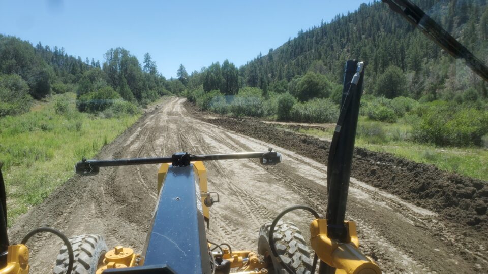 The Southern Ute Drum | Grading project fixes and improves rural routes ...