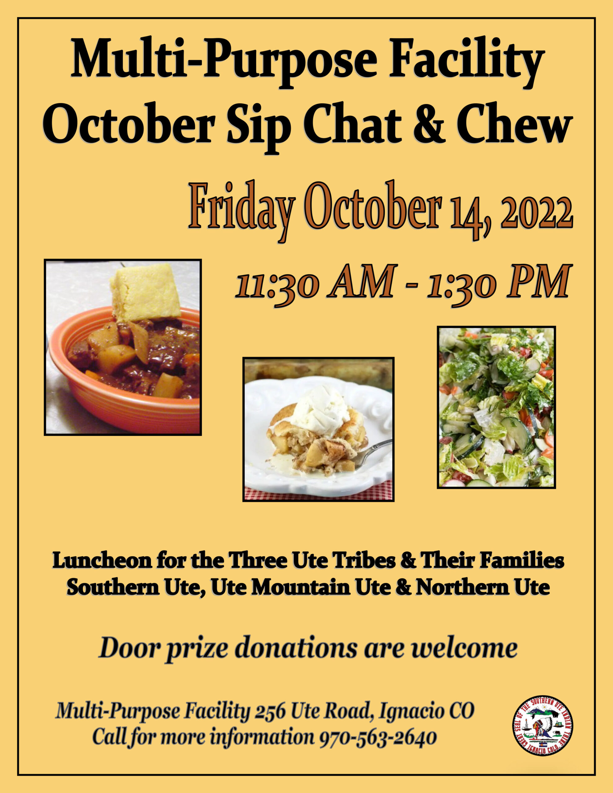 MPF: Sip Chat and Chew – The Southern Ute Drum