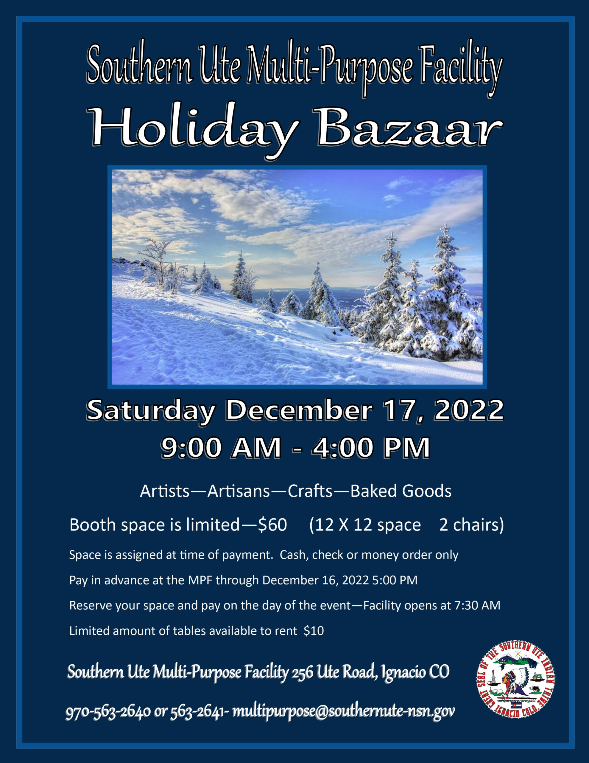 MPF Annual Holiday Bazaar – The Southern Ute Drum