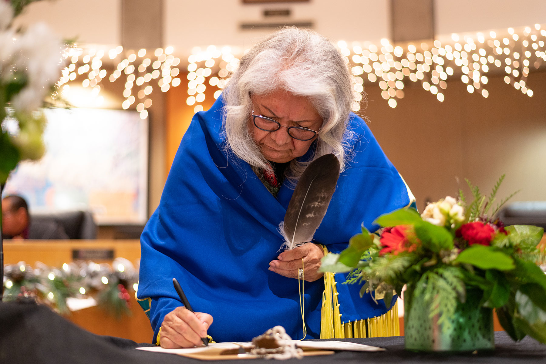 Eagle recognized, Barry and Pinnecoose take Oath of Office, and Cloud ...