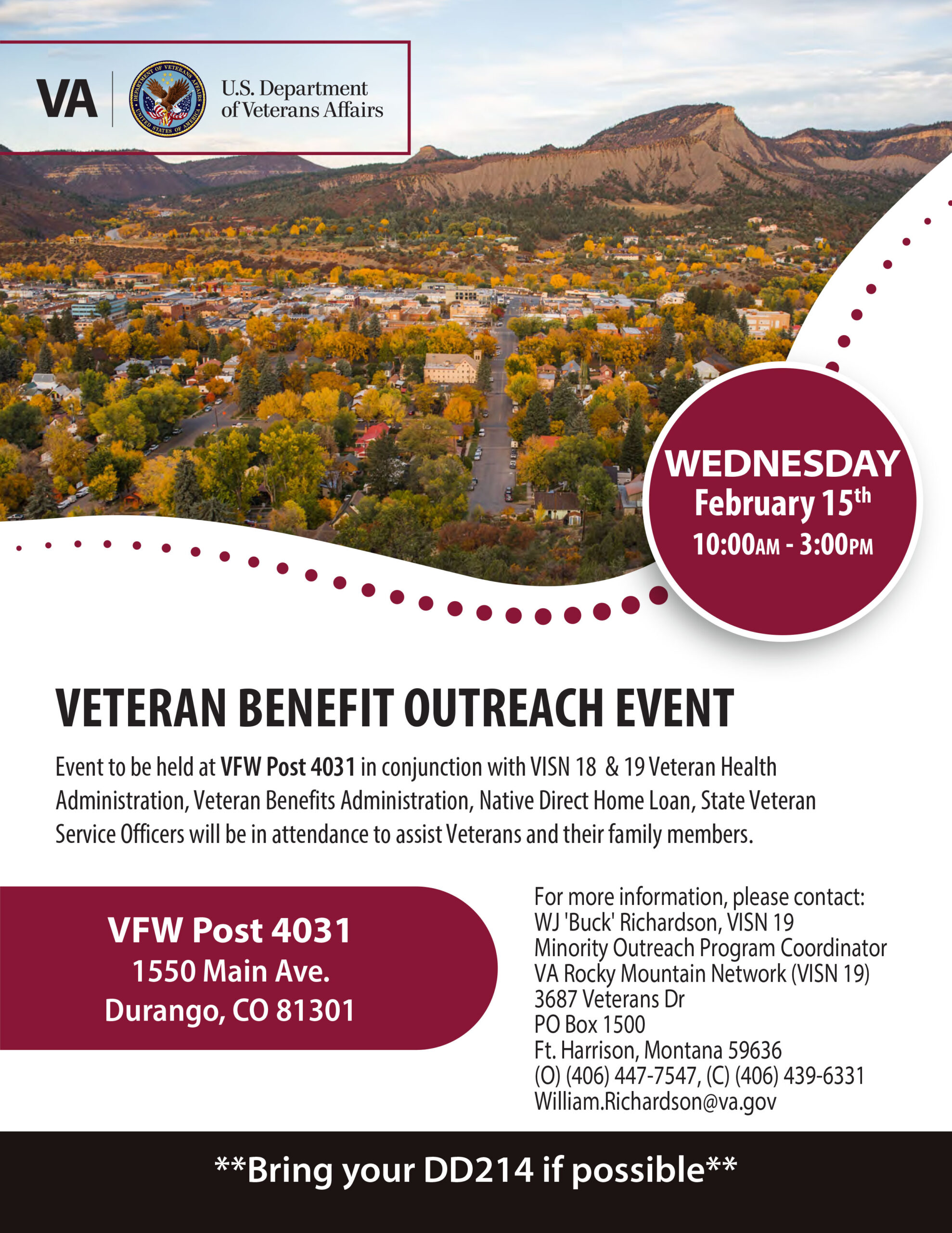 Veteran’s Benefit Outreach – The Southern Ute Drum