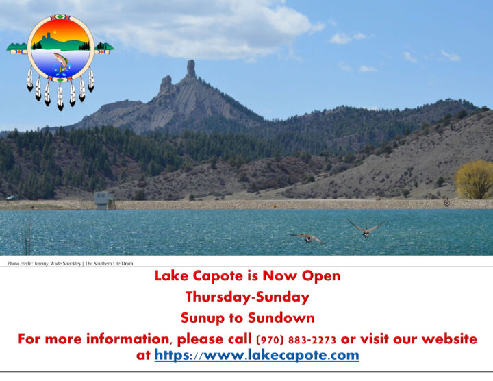 Lake Capote Now Open – The Southern Ute Drum
