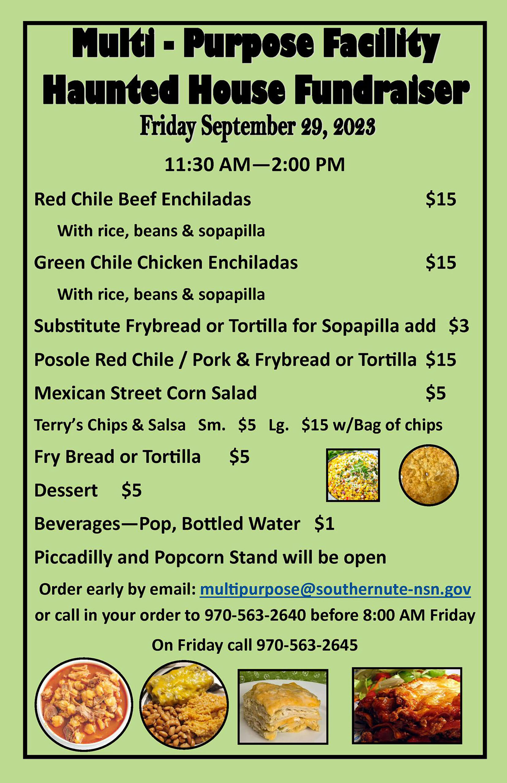 MPF: Haunted House Fundraiser Food Sale – The Southern Ute Drum