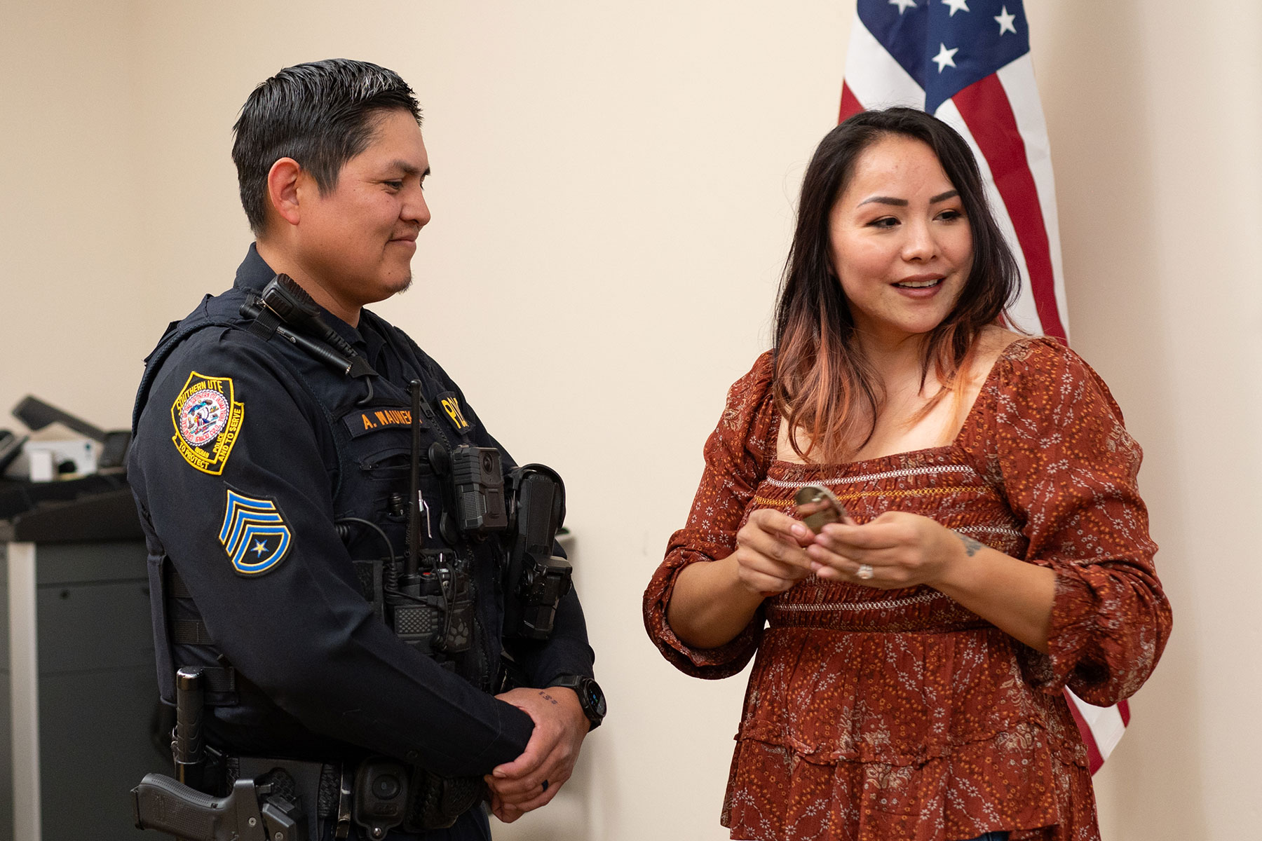 Wauneka earns promotion to Sargeant – The Southern Ute Drum