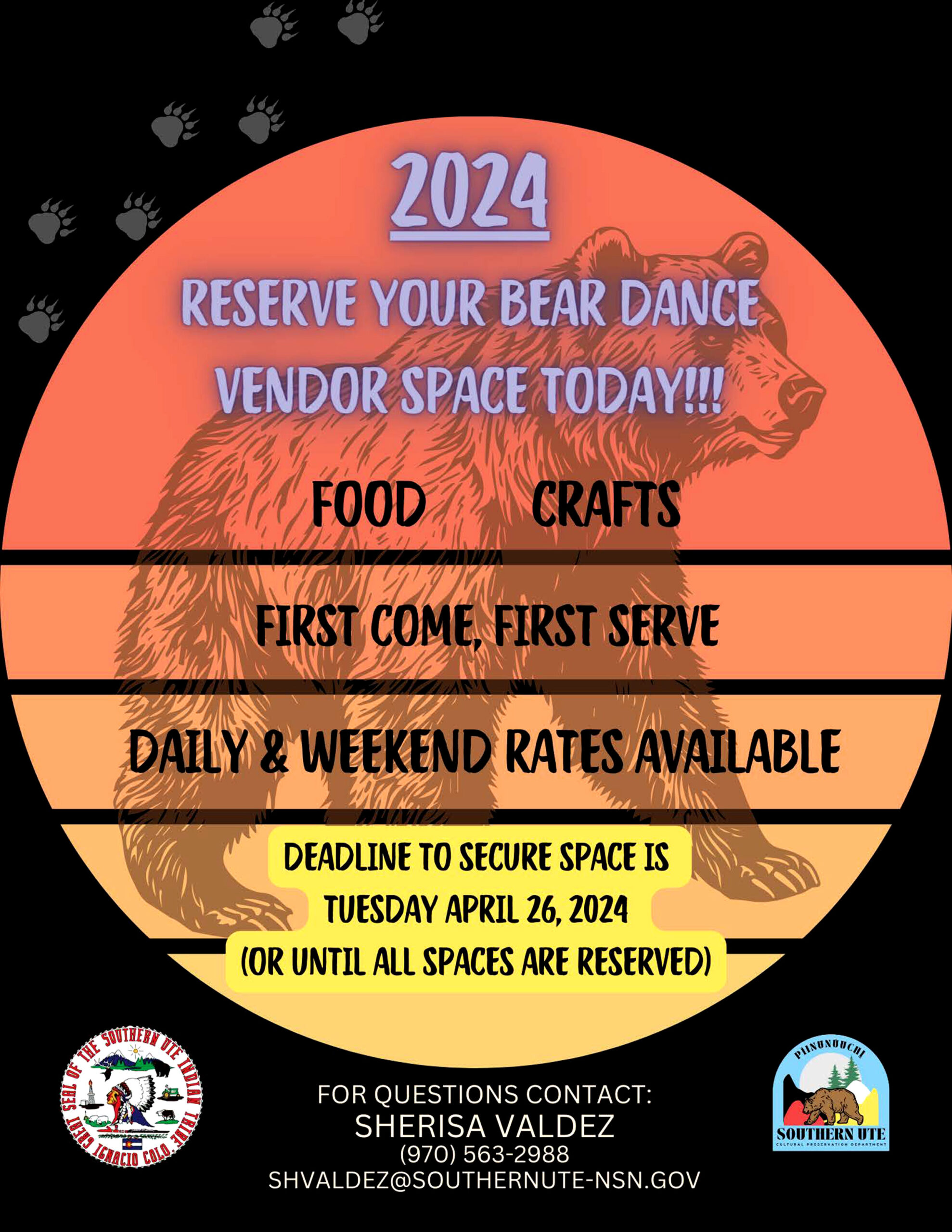 Southern Ute Bear Dance Vendor Space – The Southern Ute Drum