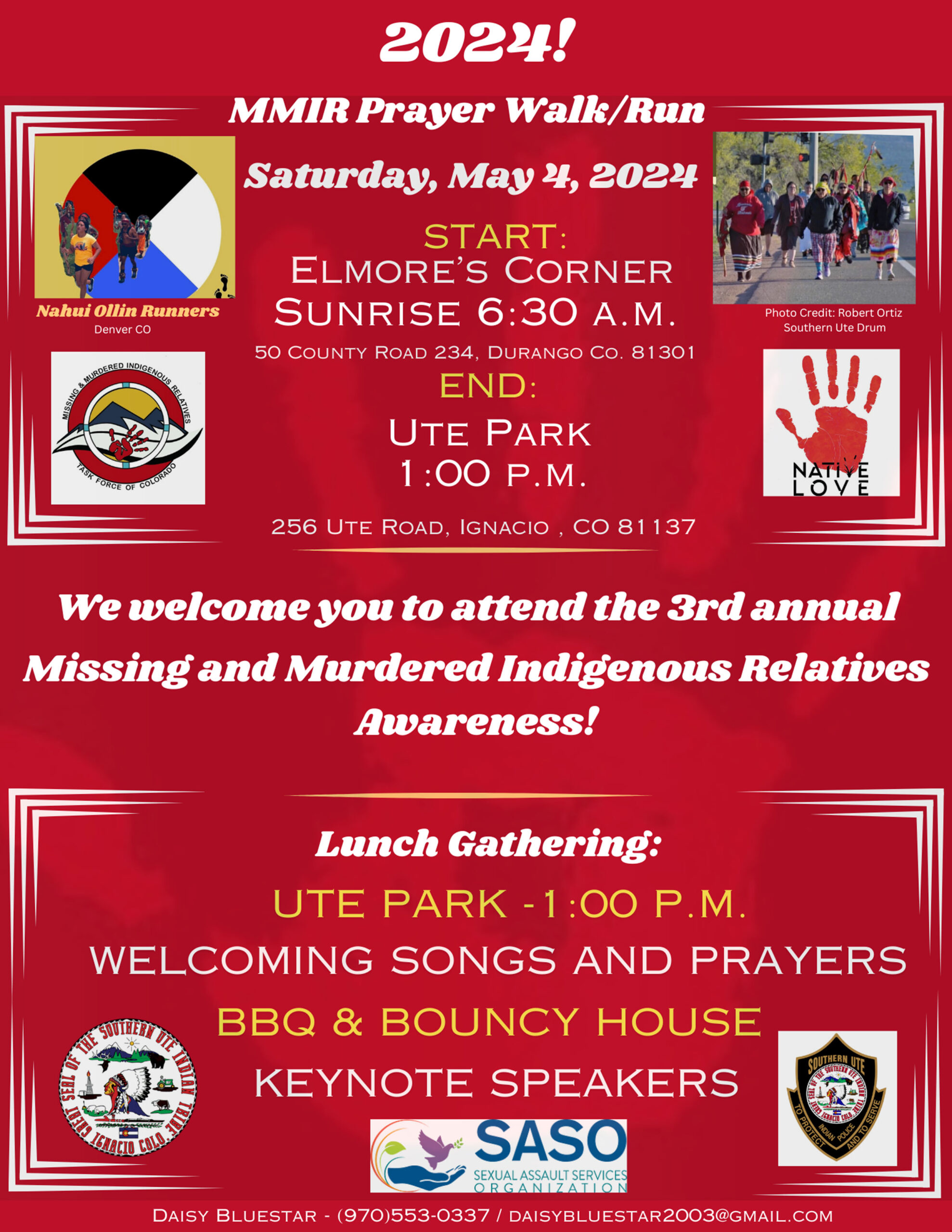 2024 MMIR Prayer Walk/Run – The Southern Ute Drum