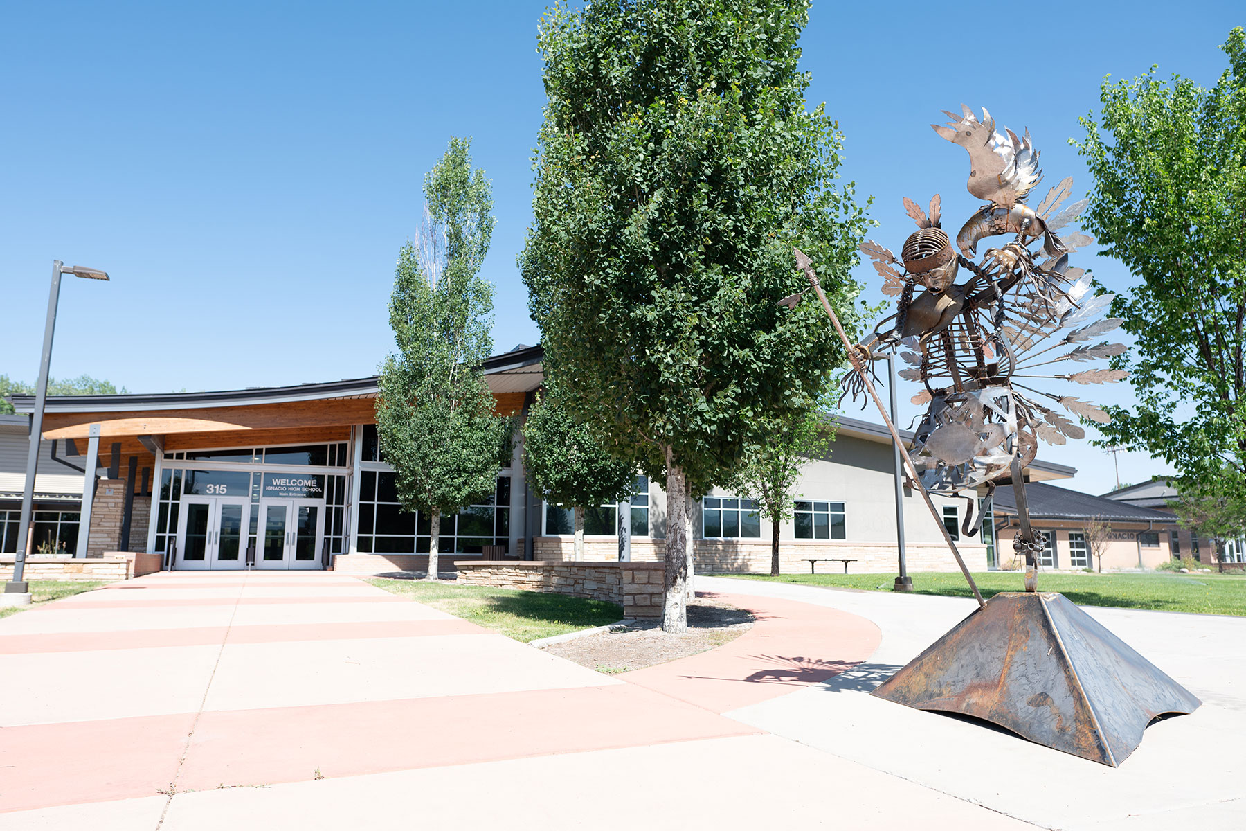 IHS Welding Statue – The Southern Ute Drum