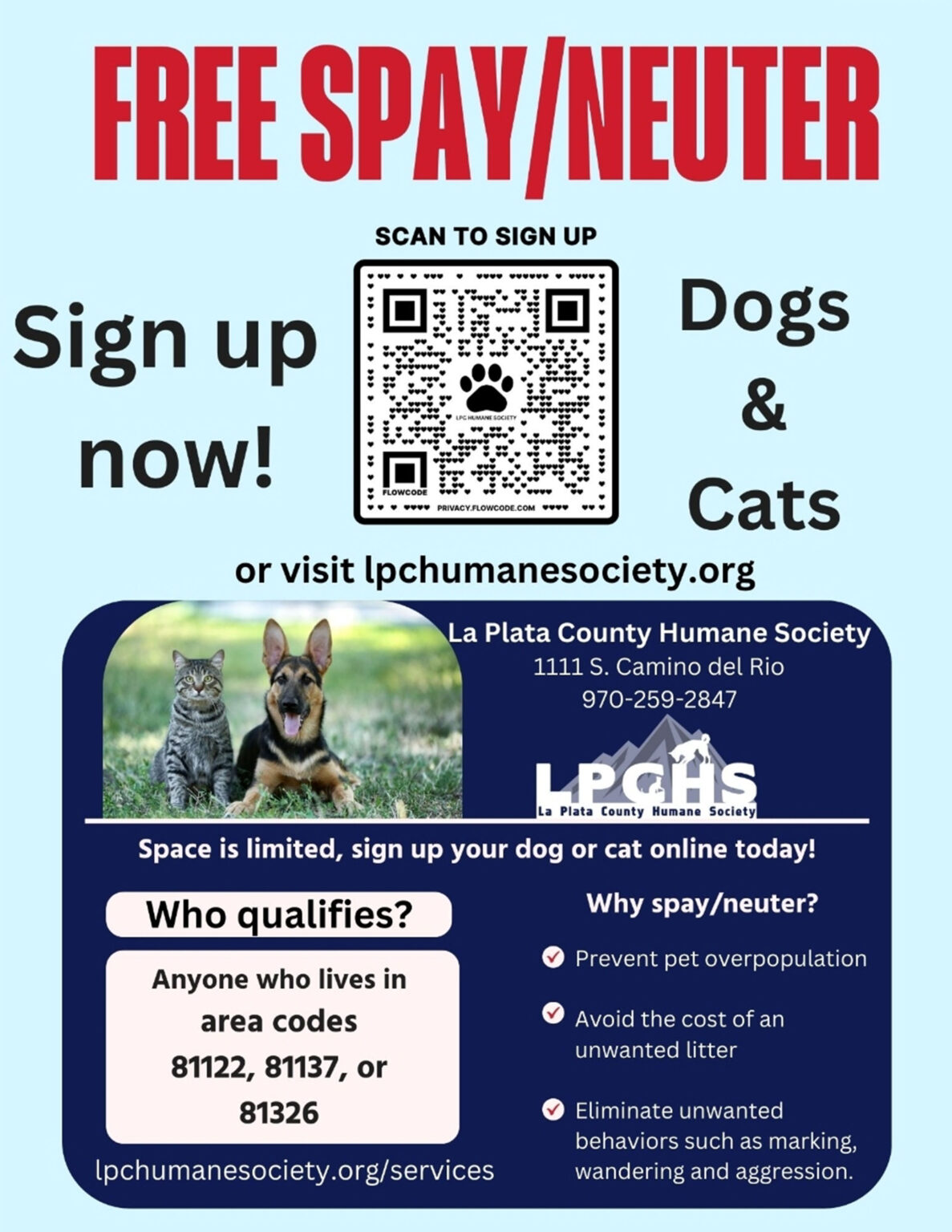 Free Spray/Neuter – The Southern Ute Drum