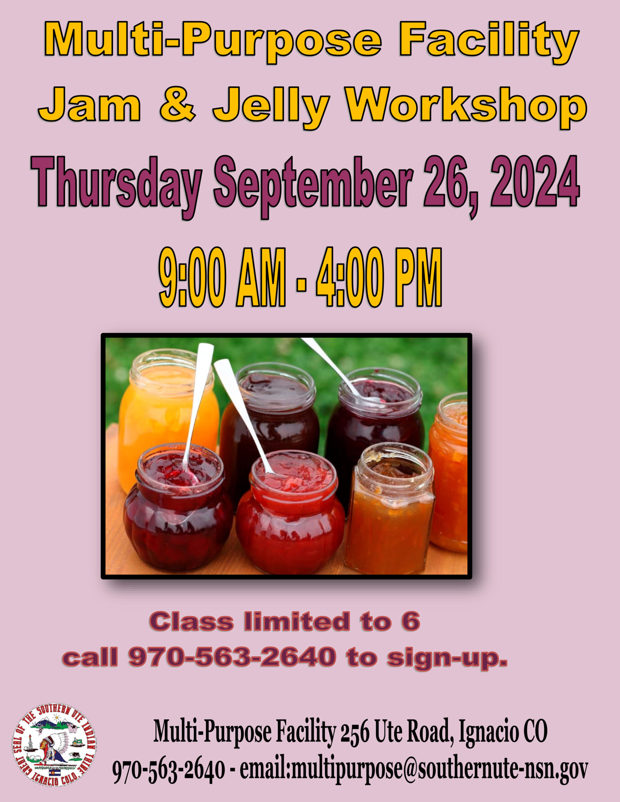 MPF: Jam and Jelly Workshop – The Southern Ute Drum
