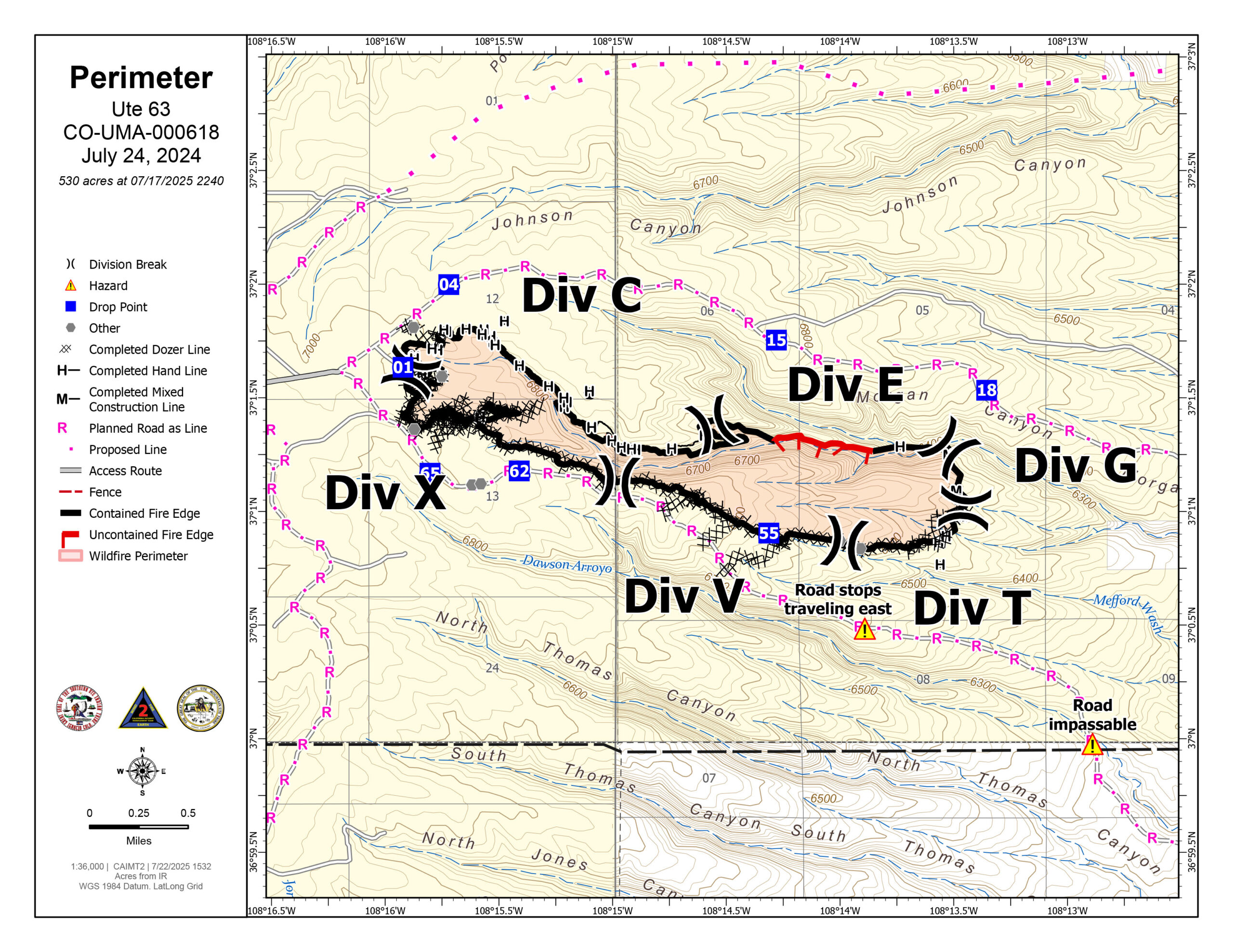 Ute 63 Fire update – The Southern Ute Drum