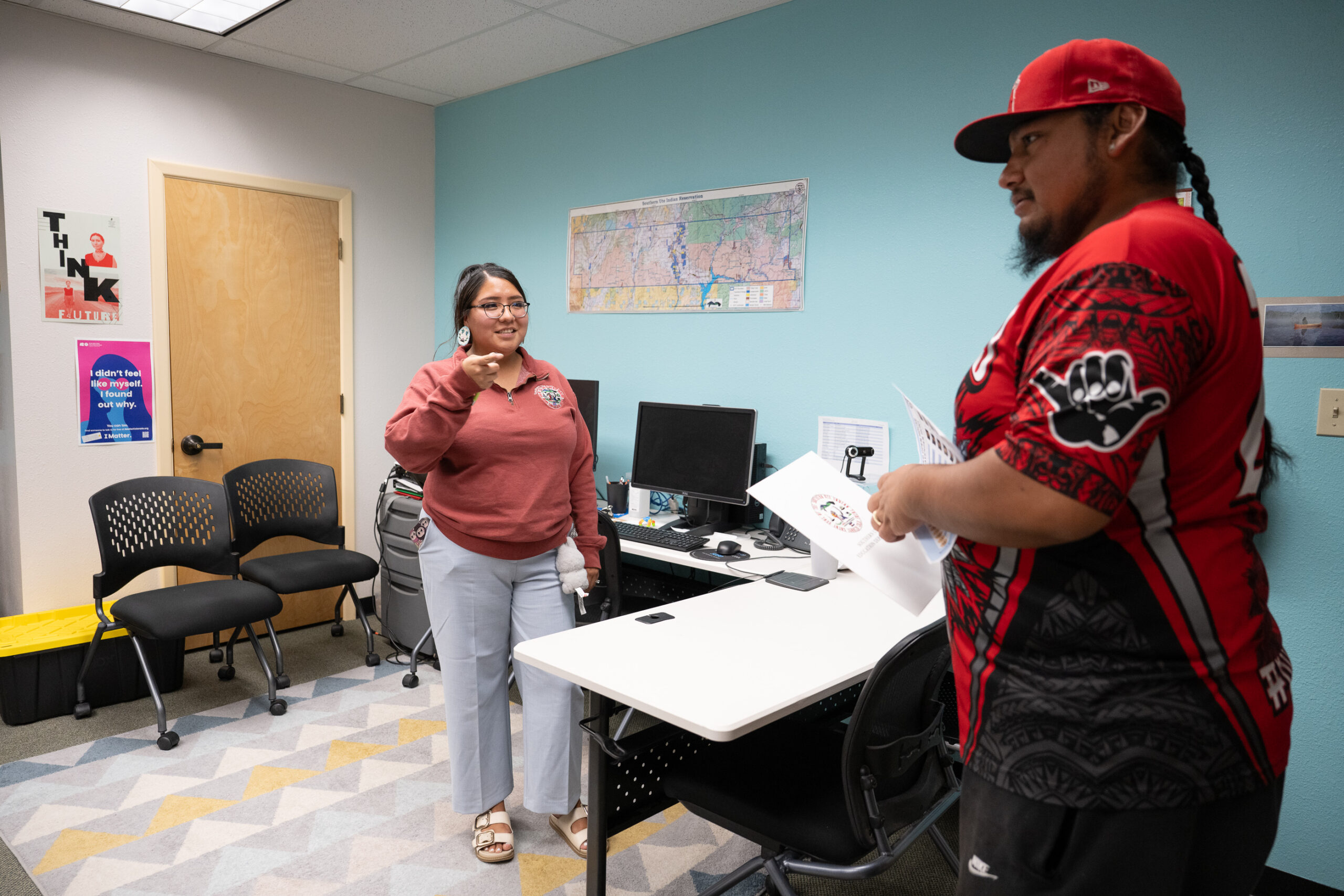 Families visit Education – The Southern Ute Drum