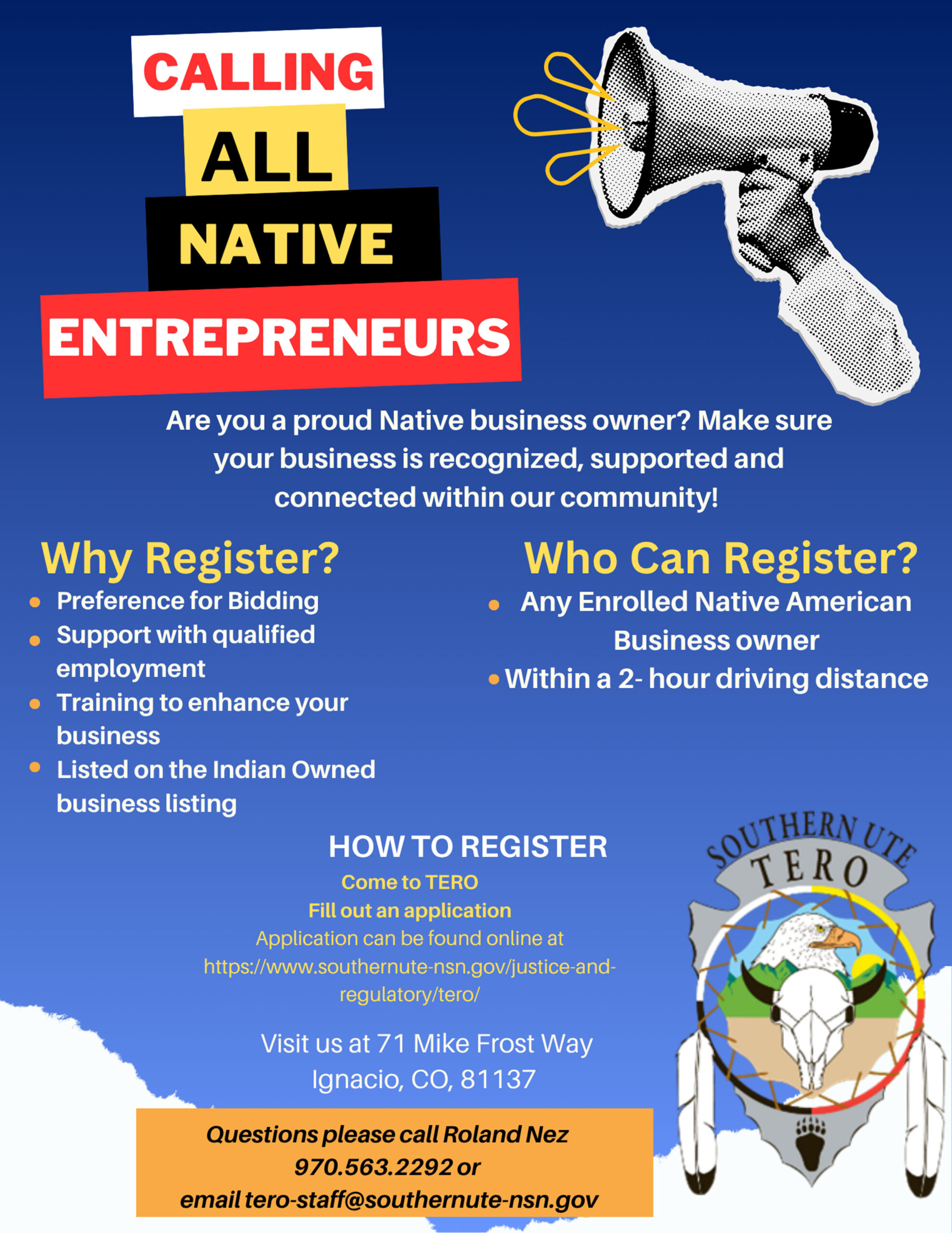 Calling All Native Entrepreneurs – The Southern Ute Drum