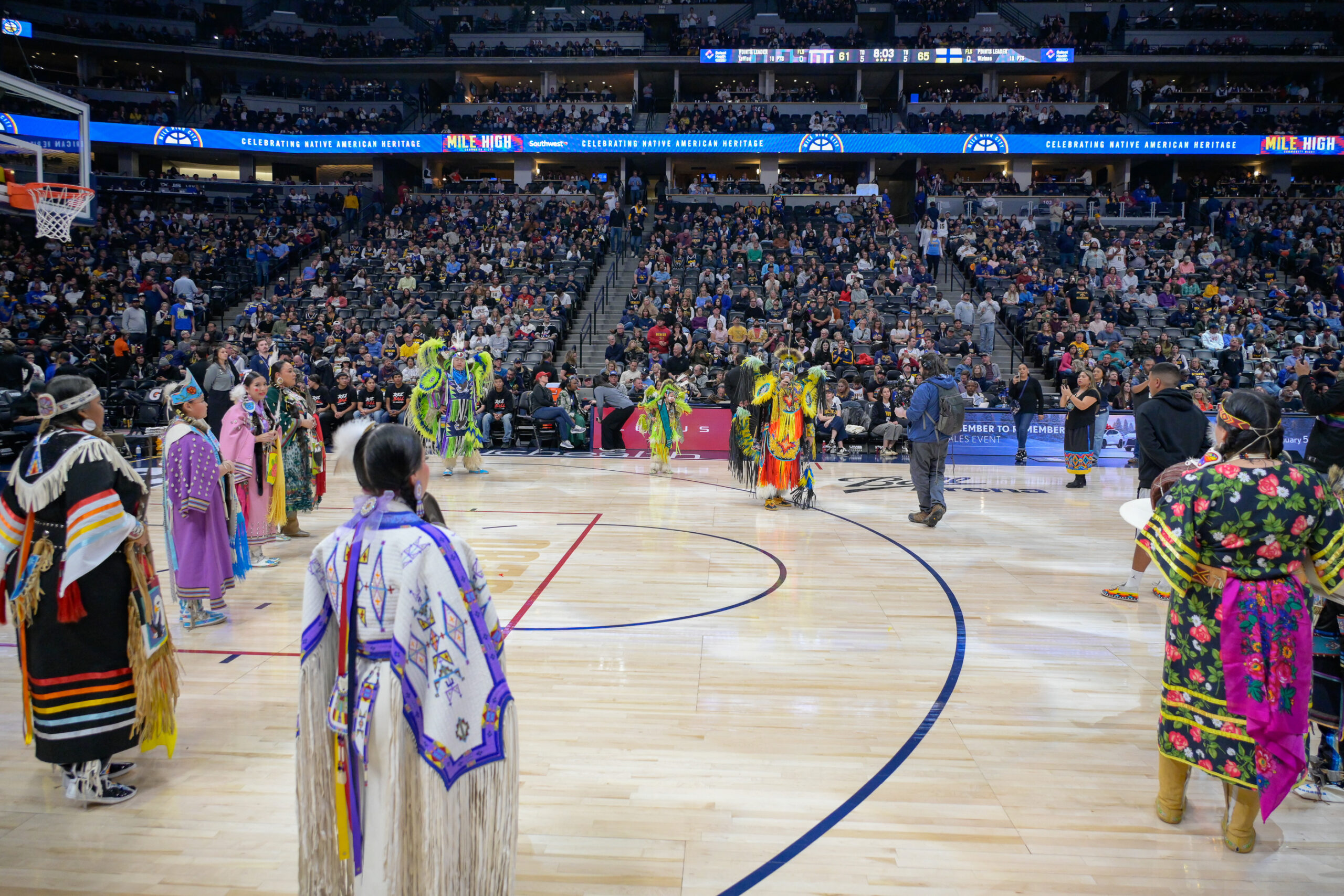 Southern Utes join Denver Nuggets to celebrate Native American Heritage ...