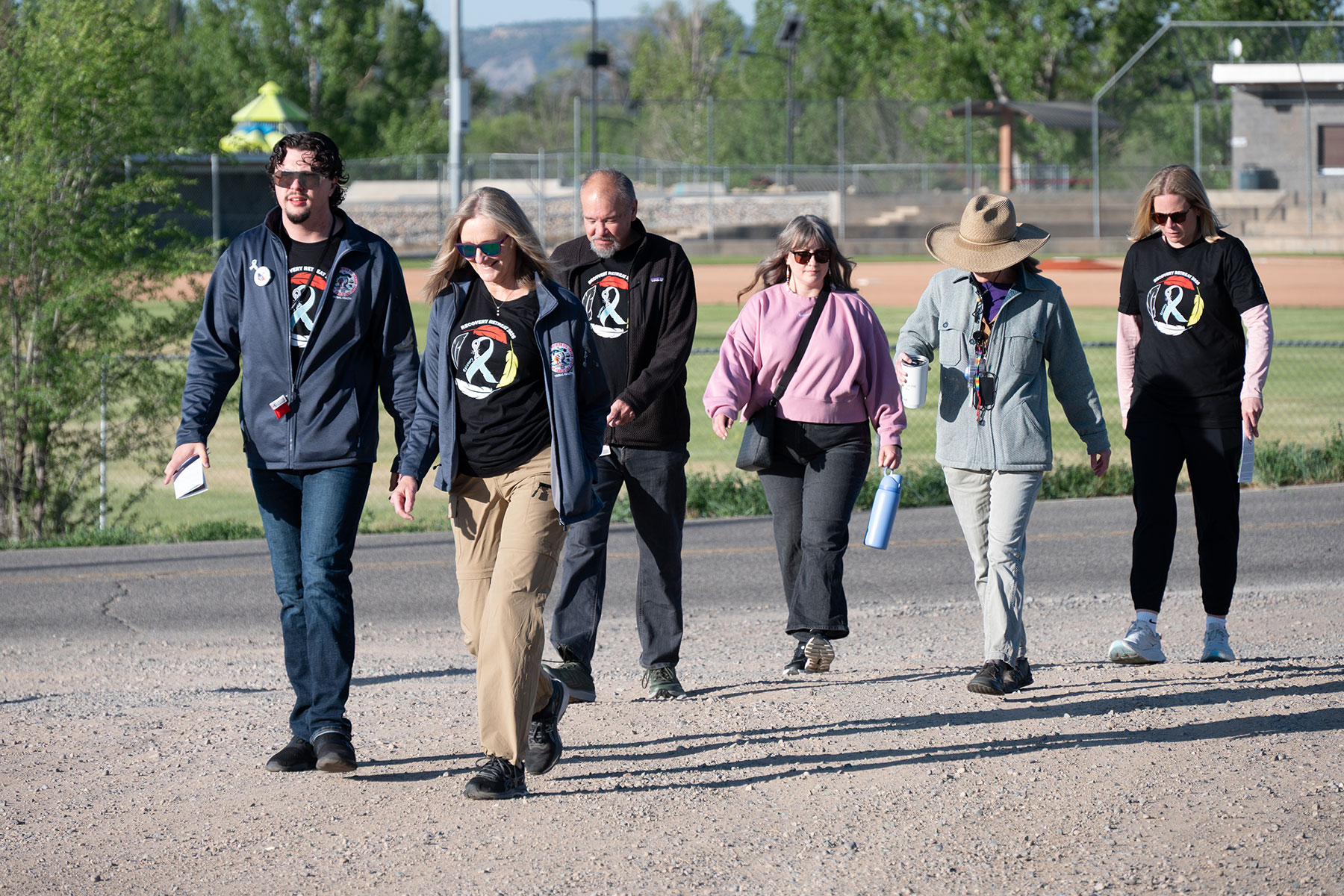Native Love host Wellness Walk – The Southern Ute Drum