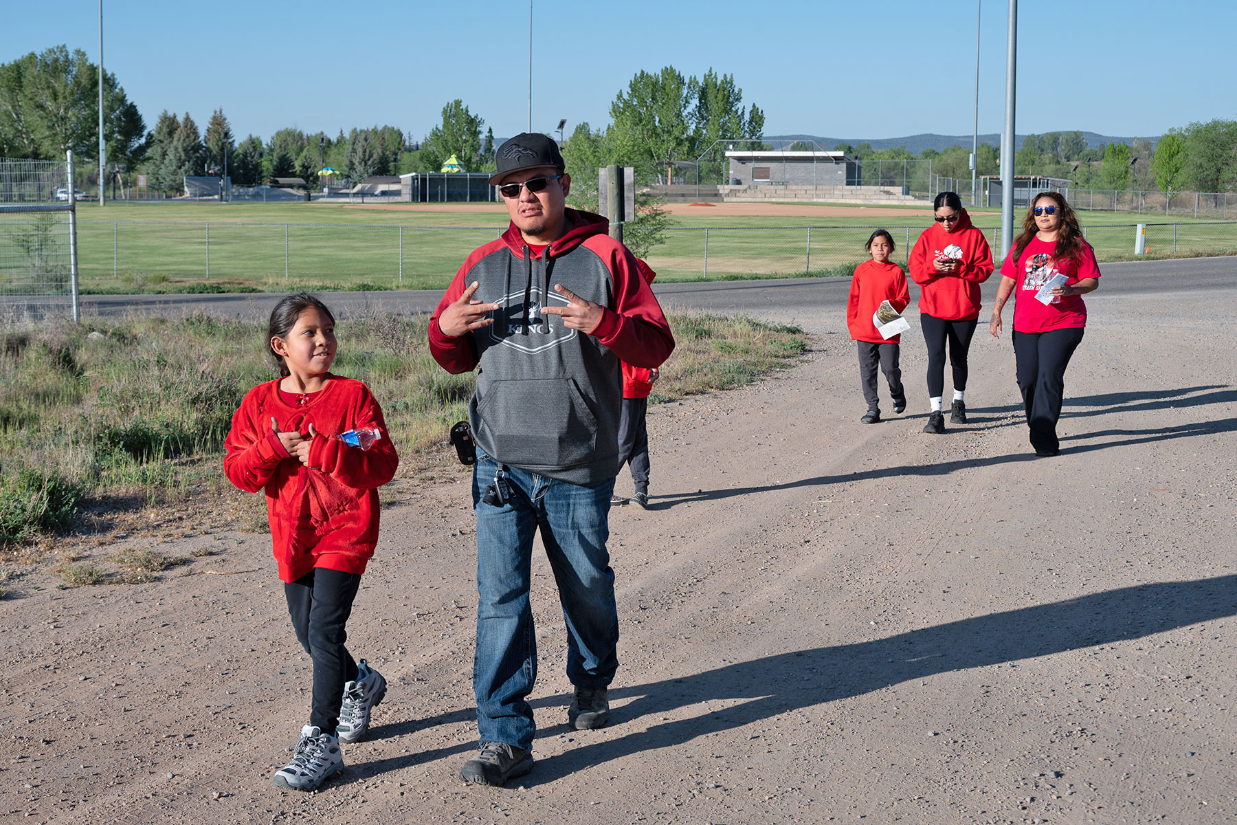 Native Love host Wellness Walk – The Southern Ute Drum